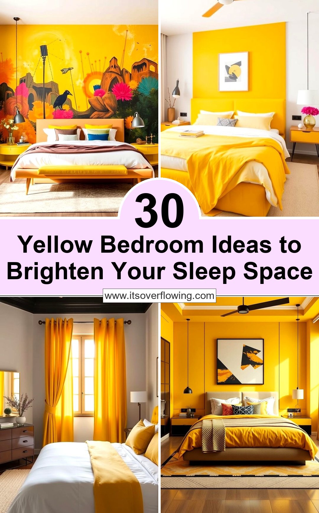 30 Yellow Bedroom Ideas to Brighten Your Sleep Space