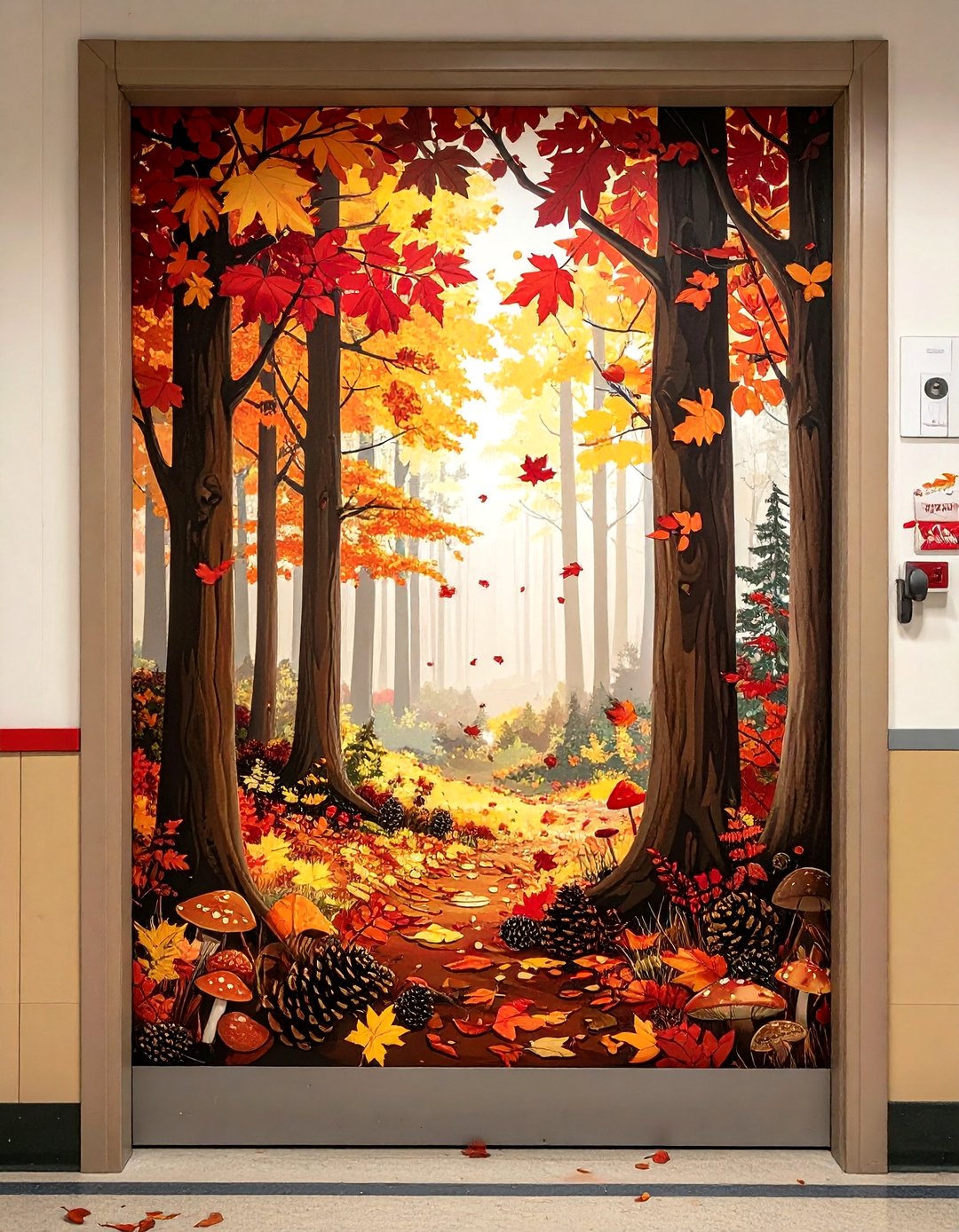 50 Fall Door Decor Classroom Ideas for Cozy Entryways