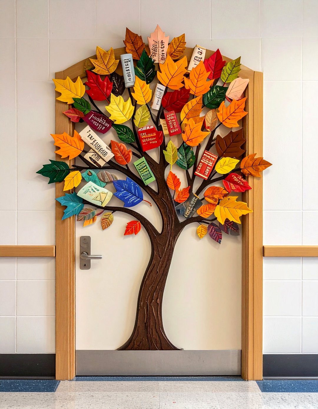 50 Fall Door Decor Classroom Ideas for Cozy Entryways