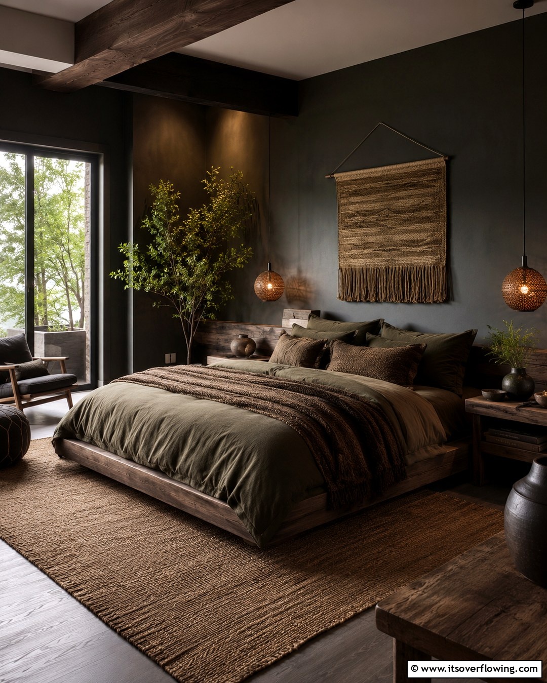 30 Moody Dark Boho Bedroom Decor Inspirations for Cozy Nights