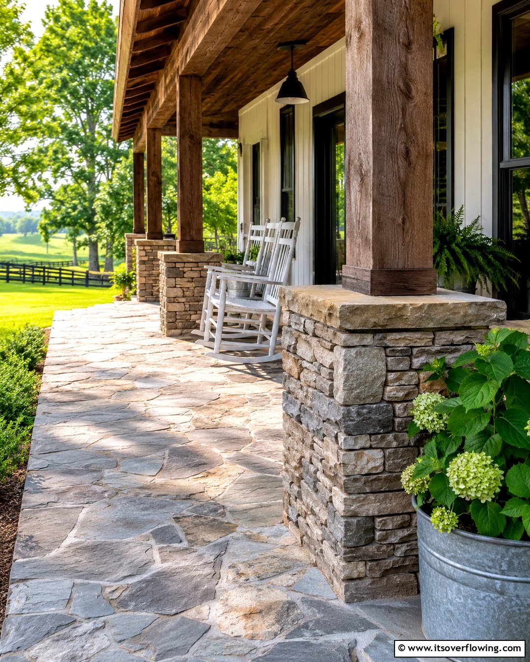 25 Stone Porch Ideas to Enhance Your Home’s Curb Appeal