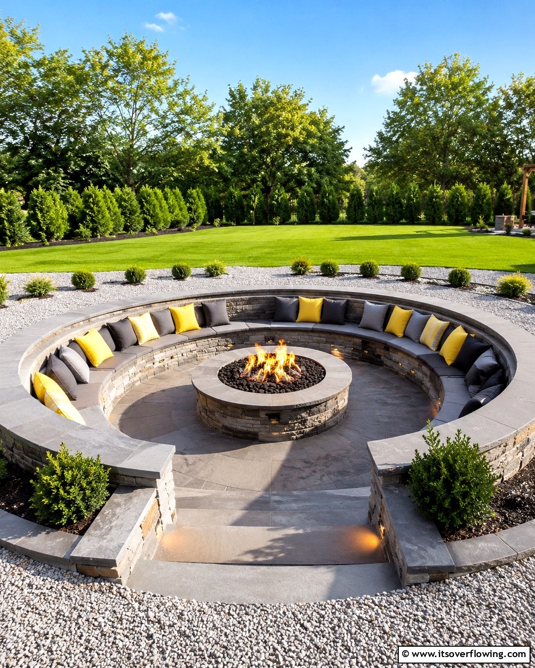 25 Sunken Fire Pit Ideas for a Cozy Outdoor Gathering Spot