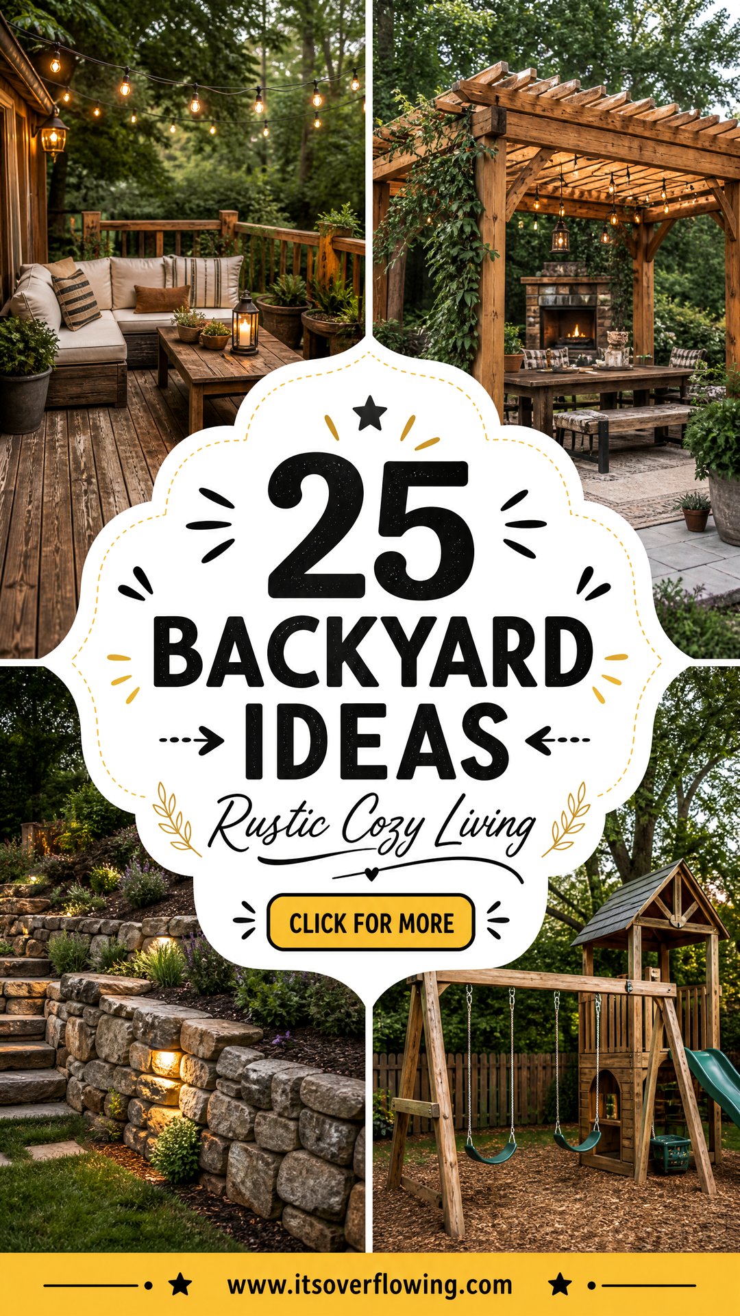 25 Backyard Ideas With Rustic Style for Cozy Outdoor Living