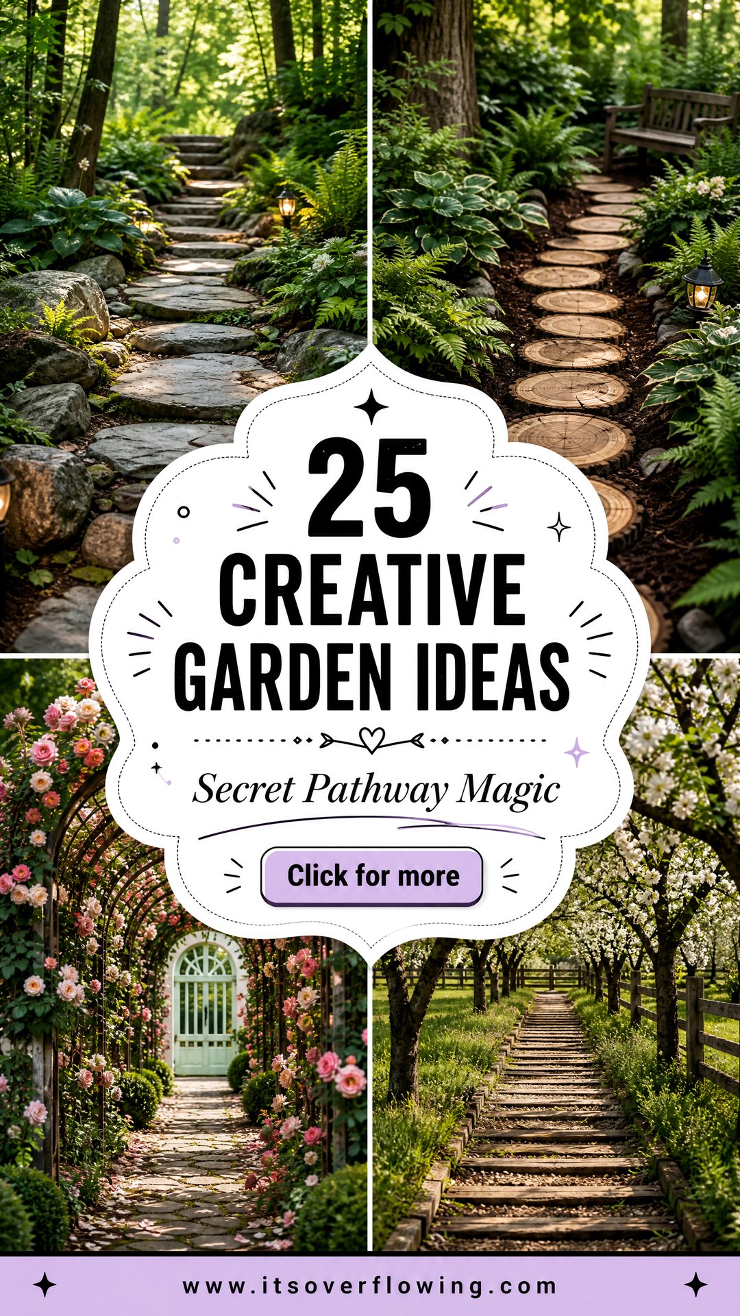 25 Creative Garden Ideas With Secret Pathways for Magic