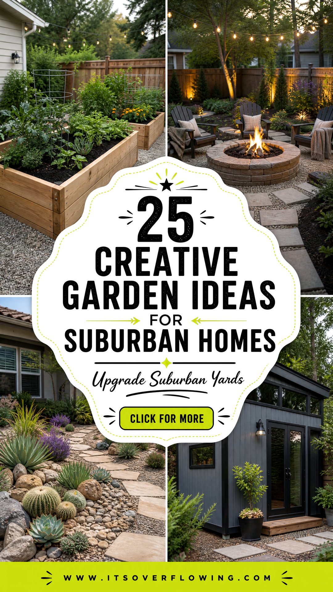 25 Creative Garden Ideas for Suburban Homes