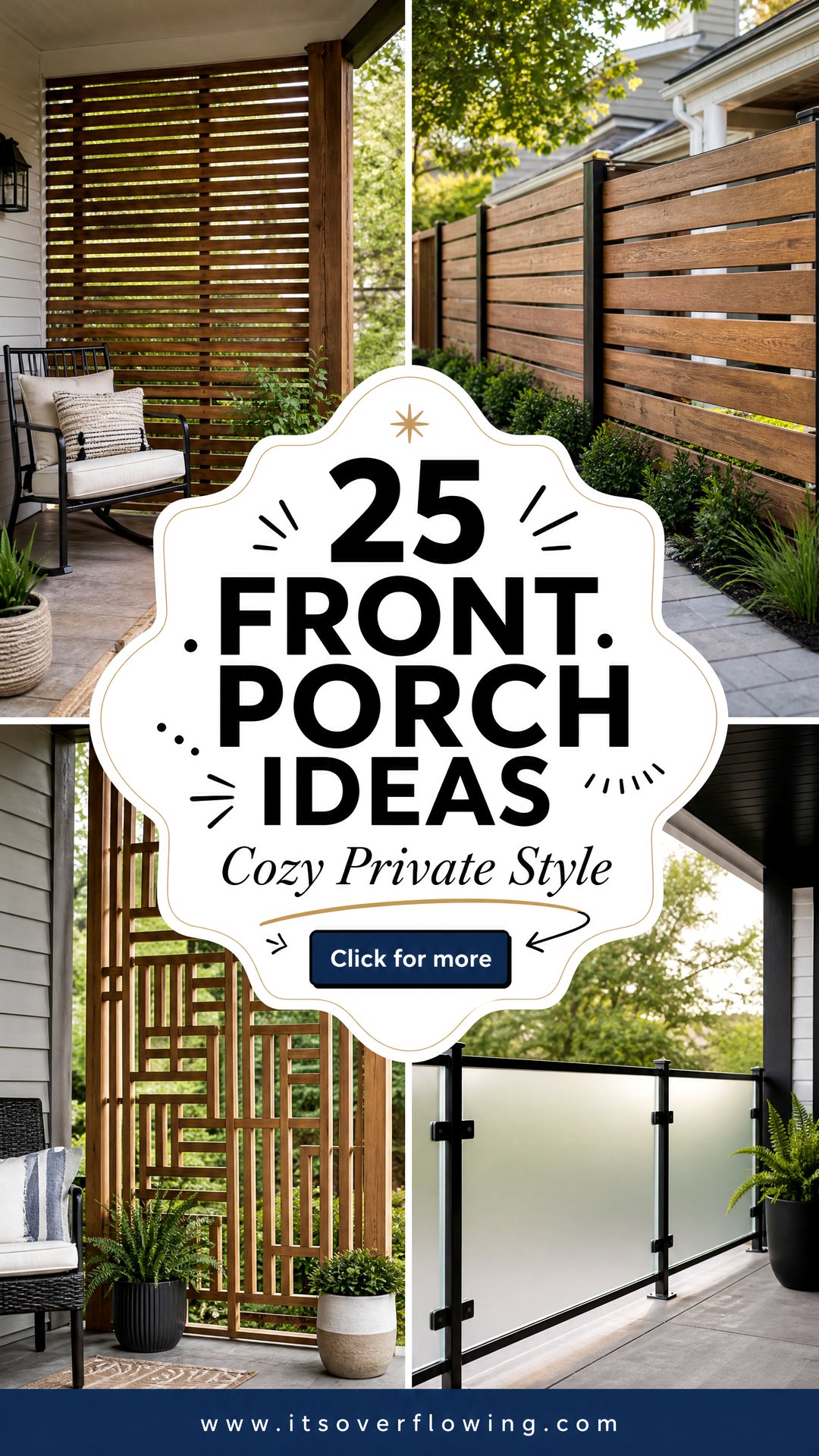 25 Front Porch Ideas With Privacy Screens for Cozy Style