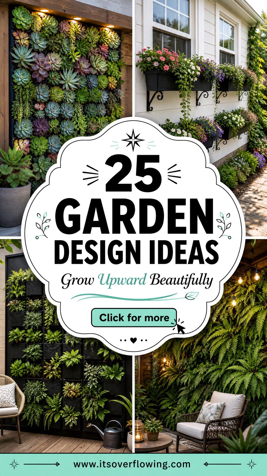 25 Garden Design Ideas With Vertical Gardens for Small Yards