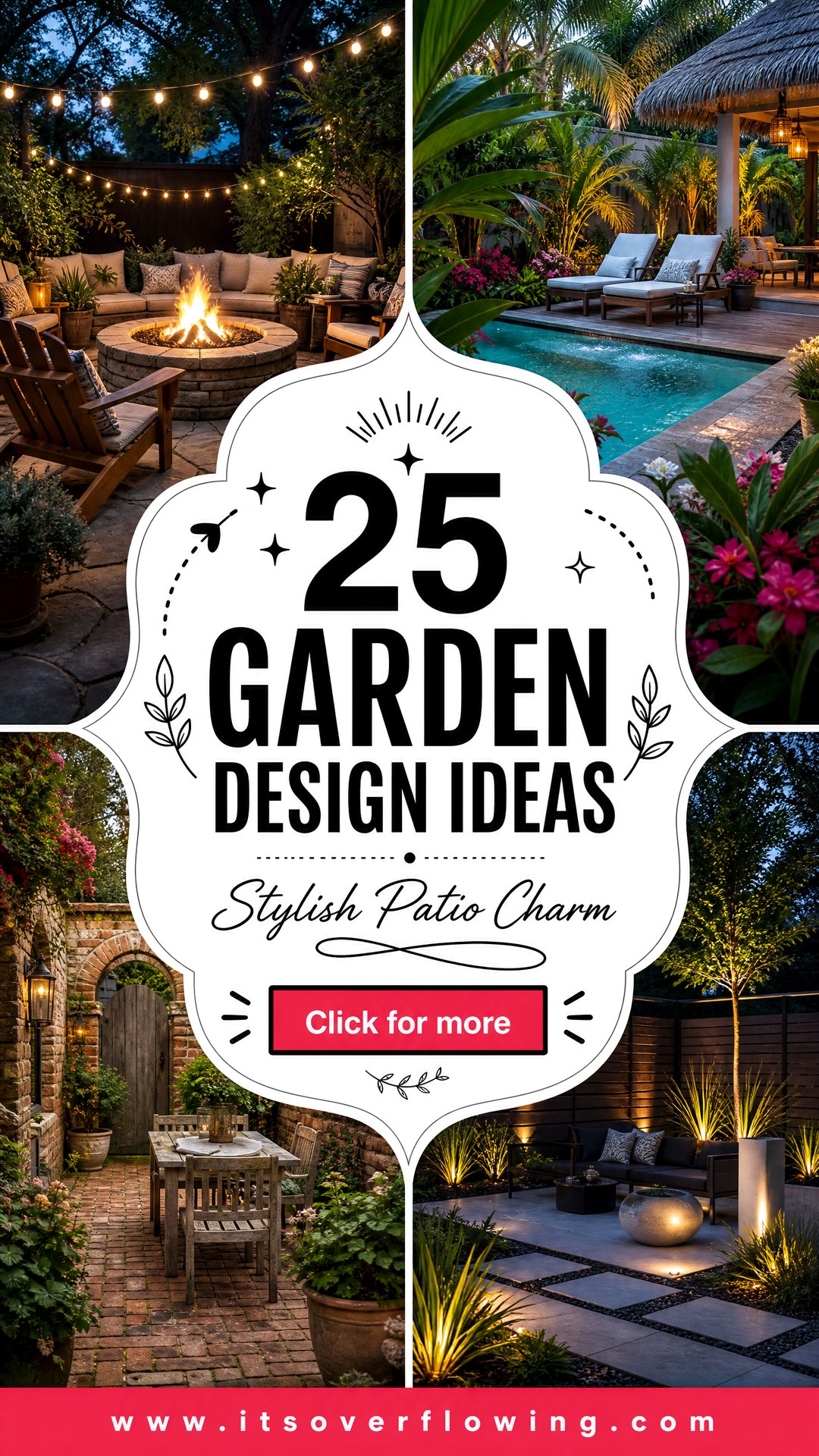 25 Garden Design Ideas for Patios With Stylish Outdoor Charm