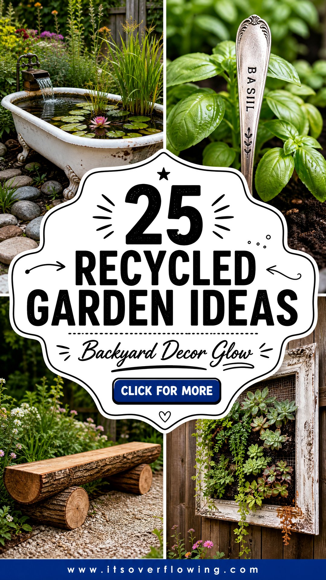 25 Recycled Garden Ideas for Backyard Decor