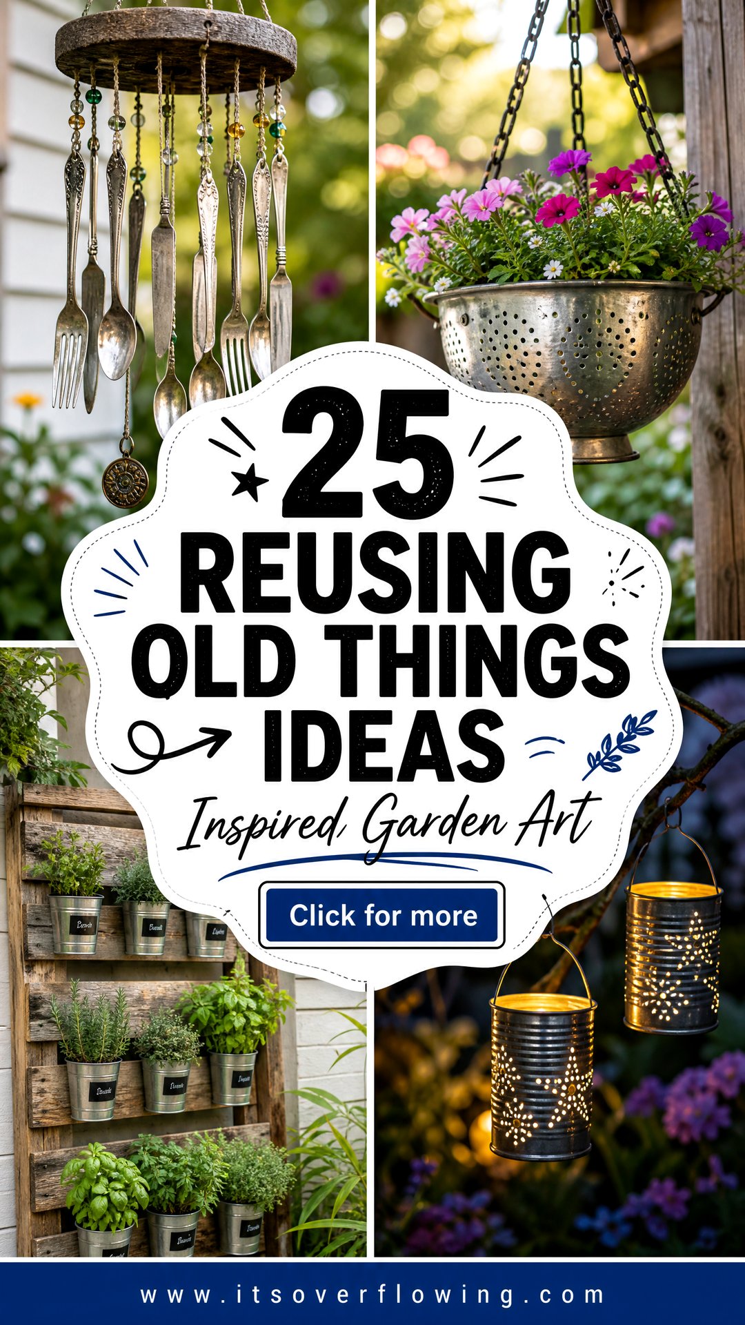 25 Reusing Old Things Ideas for Garden Art That Inspires