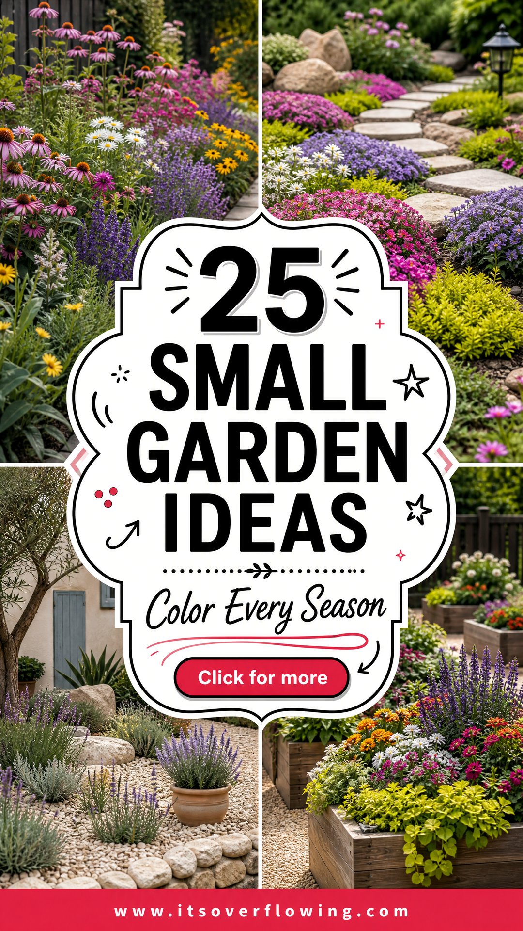 25 Small Garden Ideas for Year Round Color and Lasting Beauty