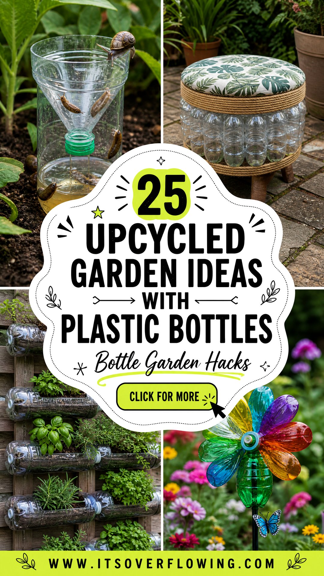 25 Upcycled Garden Ideas With Plastic Bottles to Make