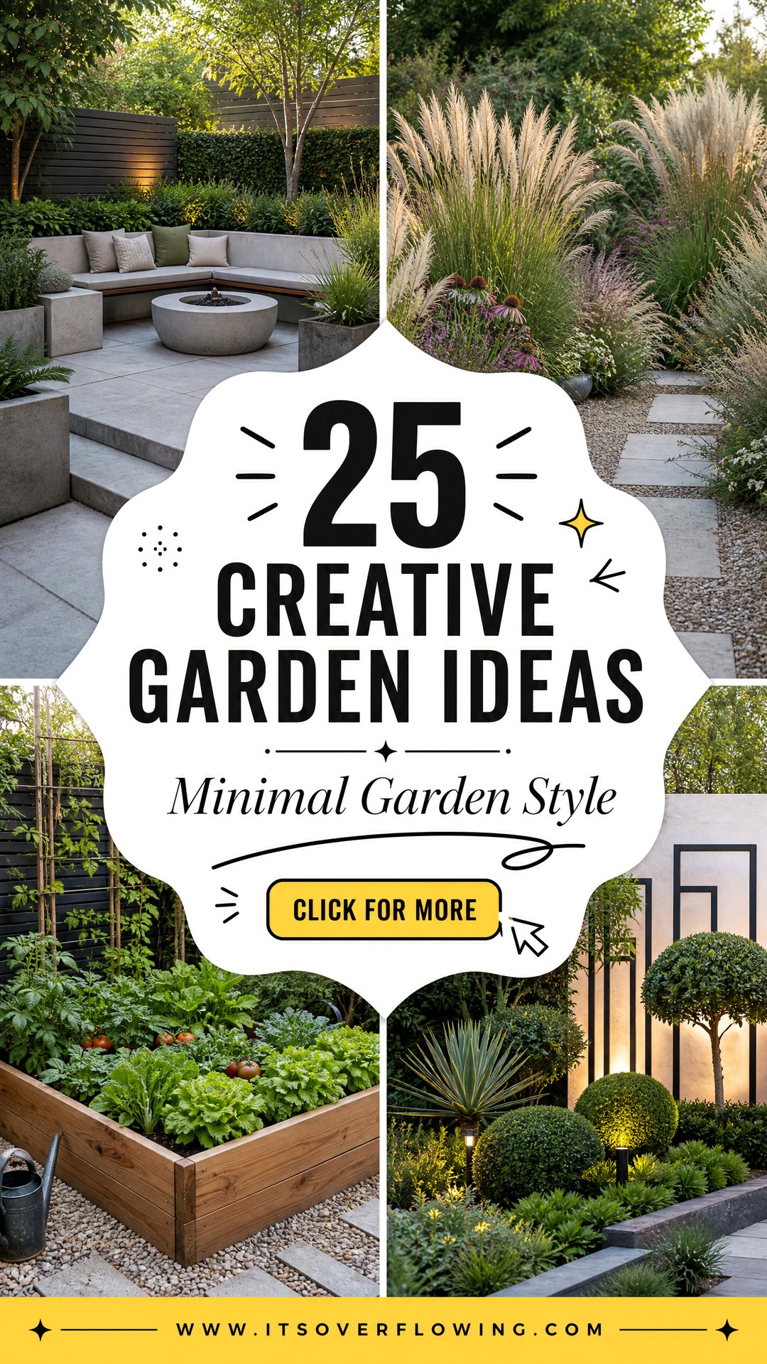 25 creative garden ideas with minimal planting palette for Style