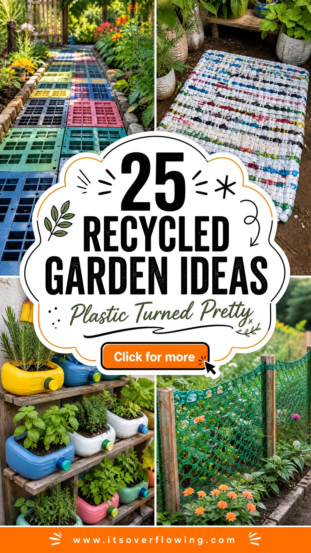 25 recycled garden ideas with recycled plastic projects
